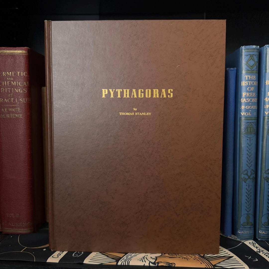 Pythagoras, by Thomas Stanley, Manly P Hall 1970 Rosicrucian Occult Freemasonry Esoteric ...