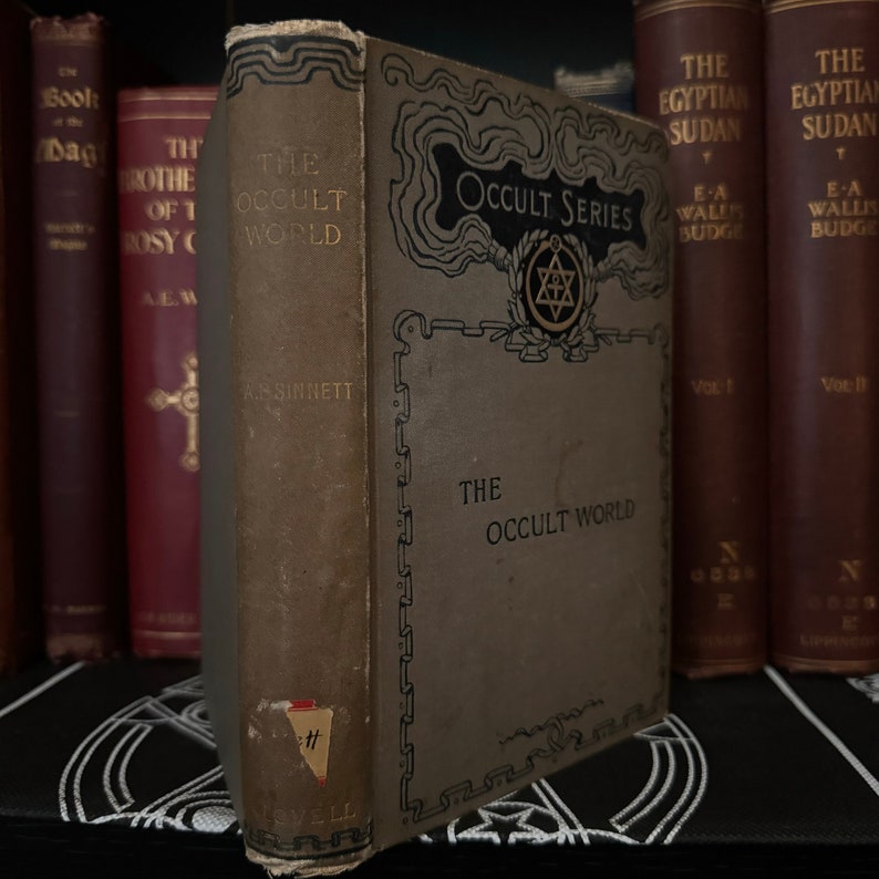 THE OCCULT WORLD, by A. P Sinnet (1889) - Rare Occult Ancient Theosophy ...