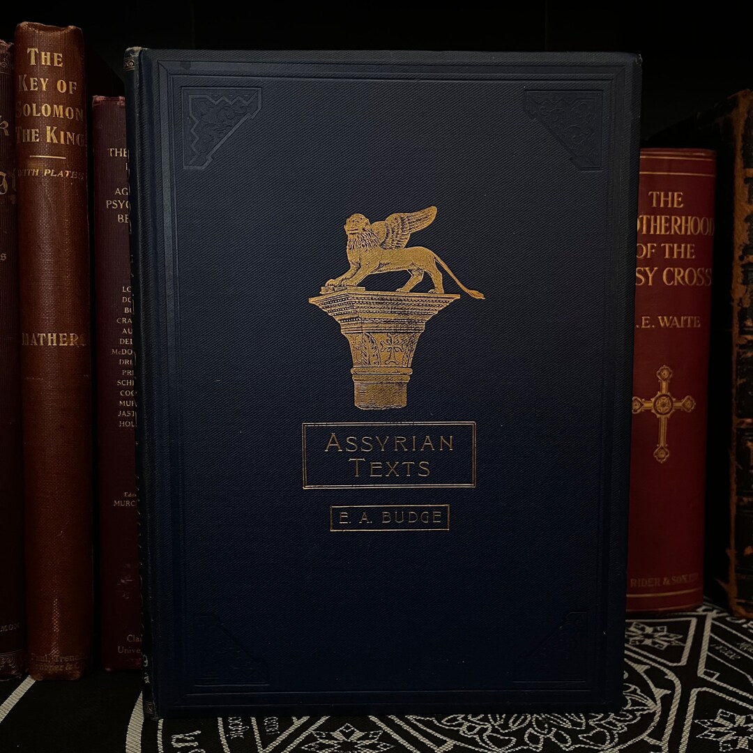 Assyrian Texts, by E. A. Budge (1880, First Edition) - Occult ...
