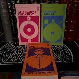 HERMTIC OCCULT TEXTS - Three Volume Set Occult Books Esotericism Mystic ...