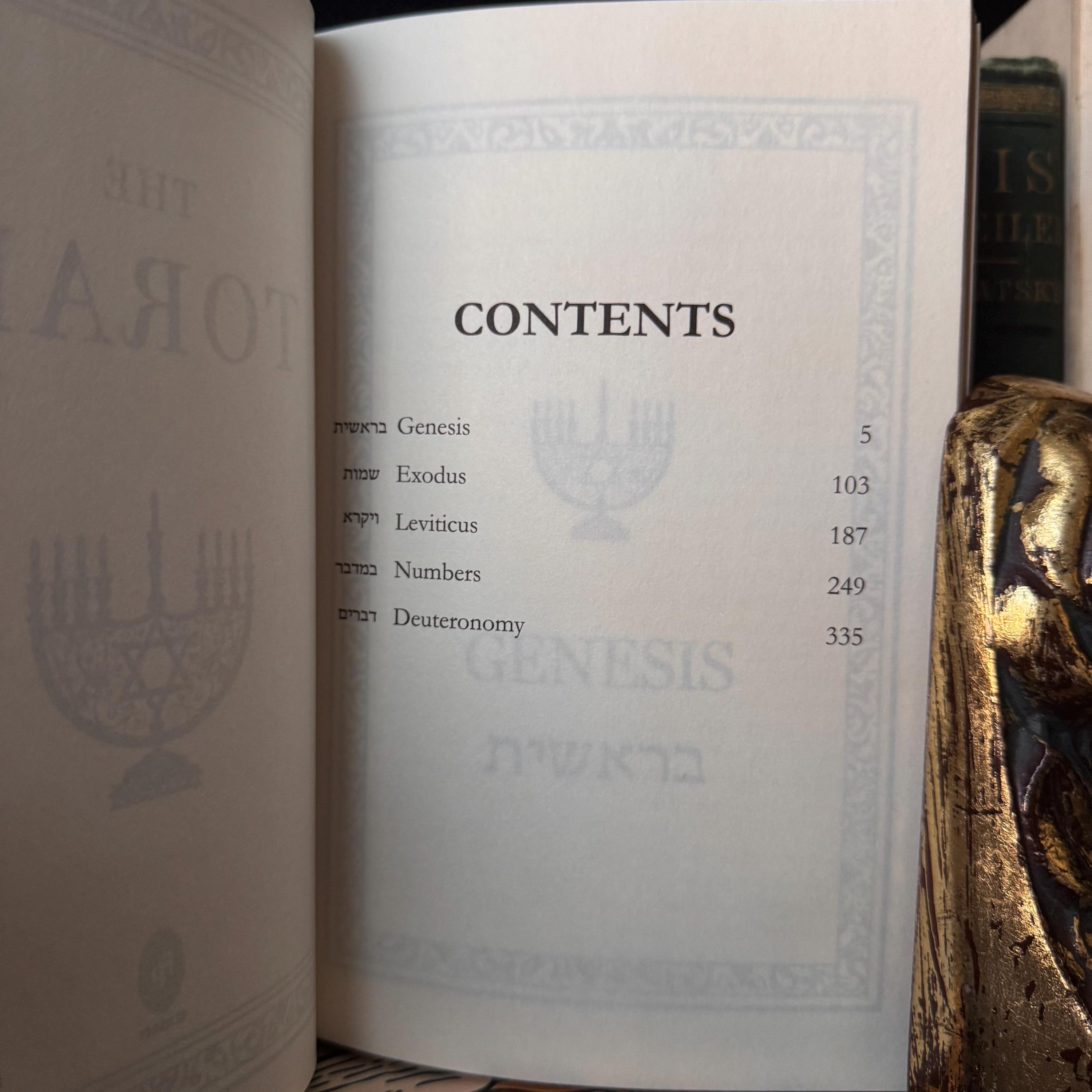 The Torah - Old Testament Genesis Exodus Biblical Jewish Scriptures ...
