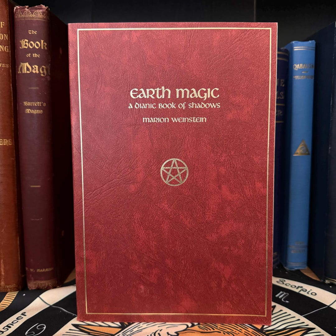 EARTH MAGIC, A Dianic Book of Shadows - Scarce Occult Witchcraft ...