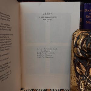 Liber E and Liber O, the Equinox Aleister Crowley Pamphlet - Occult ...