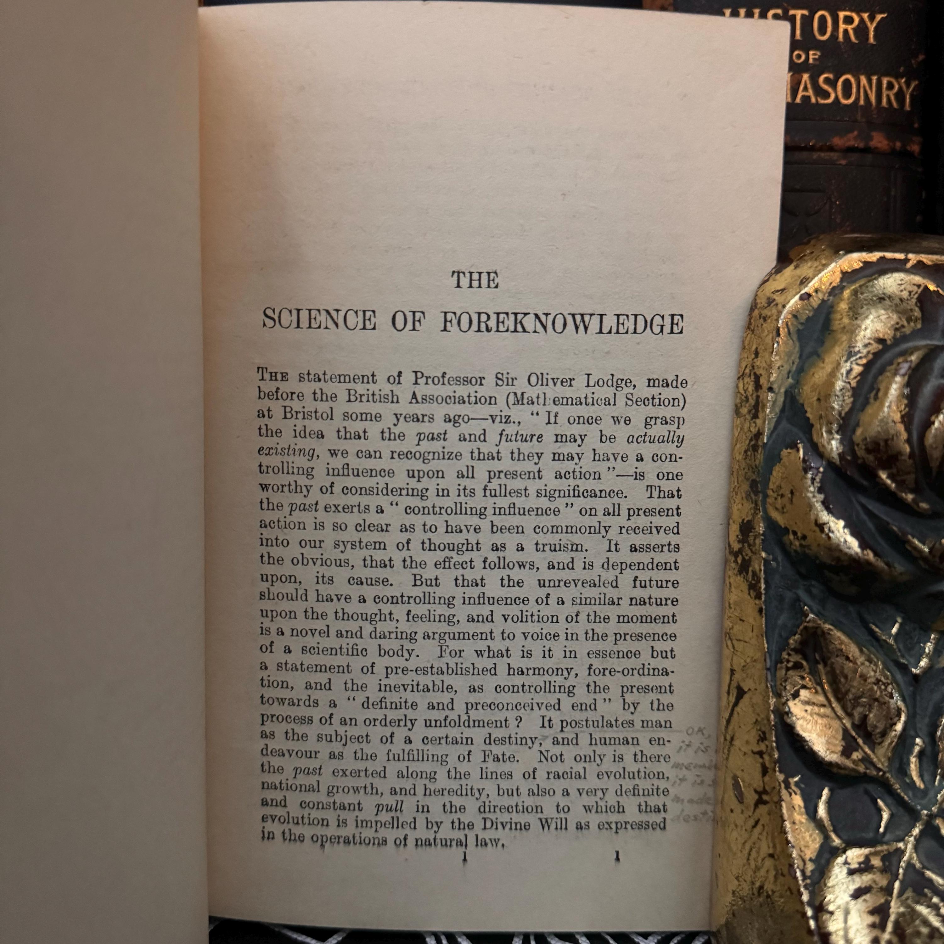 Science of Foreknowledge, Sepharial - New Age Spirituality Occult ...