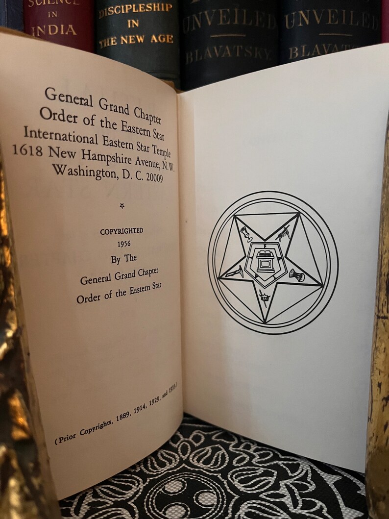 Ritual of the Order of He Eastern Star 1976 OES, Freemasonry, Secret ...