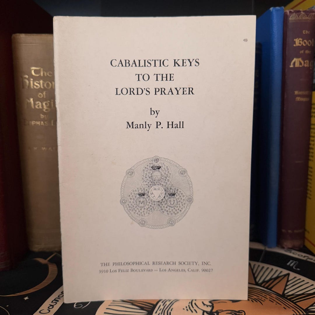 Cabalistic Keys to the Lord's Prayer Manly P Hall - Occult Esoteric ...