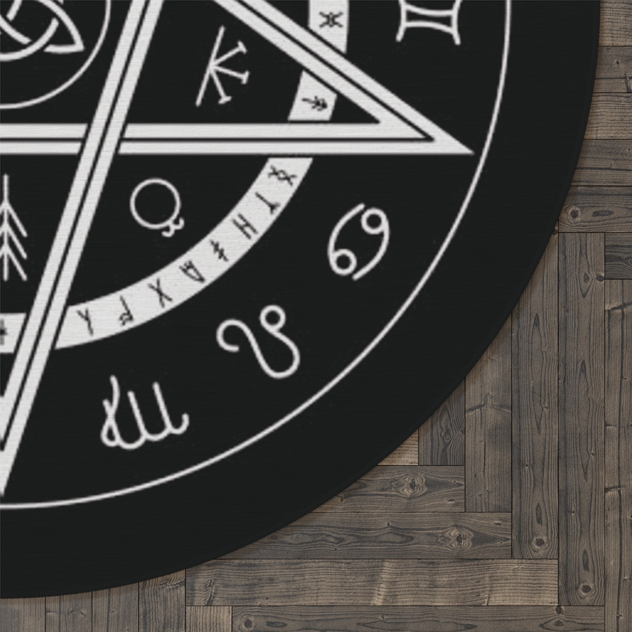 Celtic Pentagram Magic Circle Rug High Magick Circle - Etsy