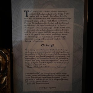 Thoth Tarot Book & Deck Bundle - Thelema, OTO, Golden Dawn, Ordo Templi ...