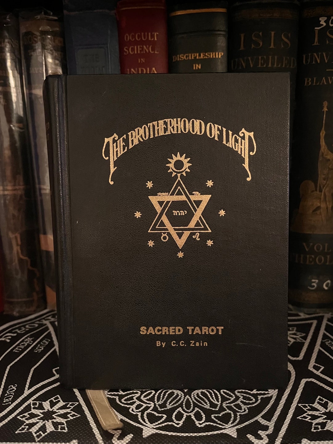 Sacred Tarot, by C. C. Zain & Brotherhood of Light - Rare Occult Book ...