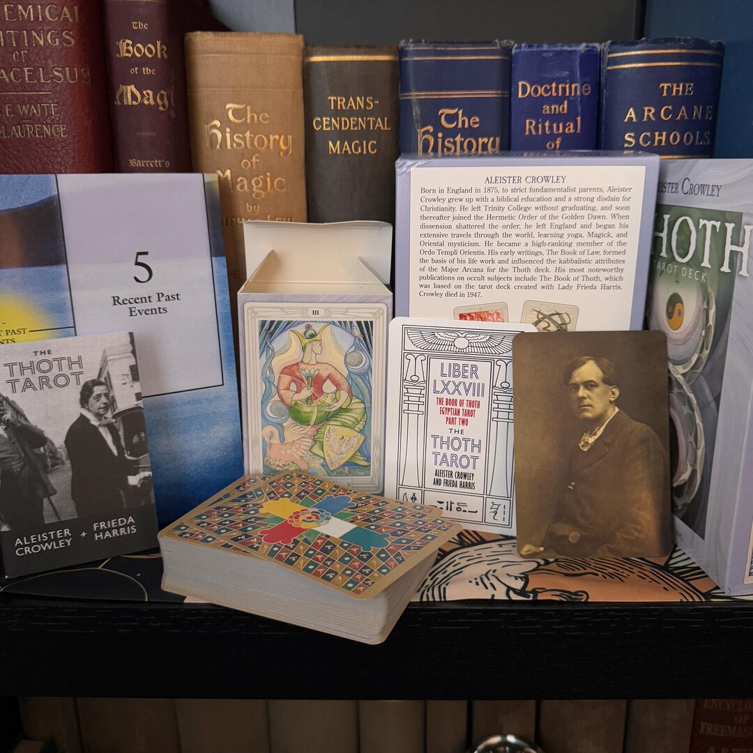 Thoth Tarot Deck, Aleister Crowley - Thelema OTO Golden Dawn Ordo ...