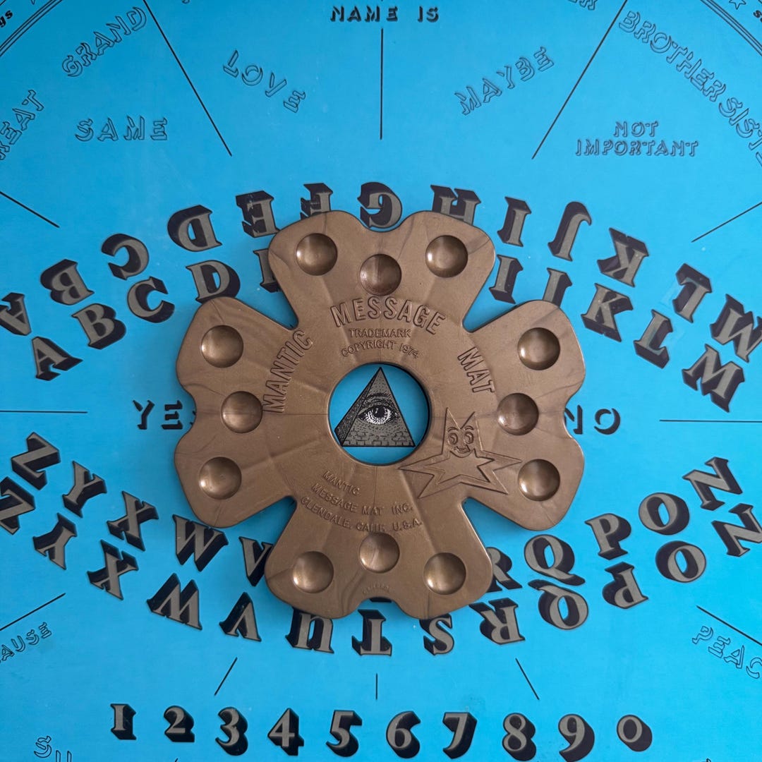 Mantic Message Mat Wooden Spirit Talking Board Divination Ouija ...