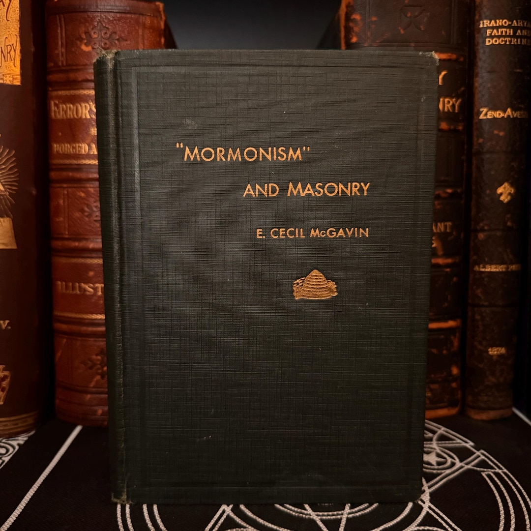 Mormonism and Masonry, E Cecil Mcgavin Occult All Seeing Eye Hermetic ...