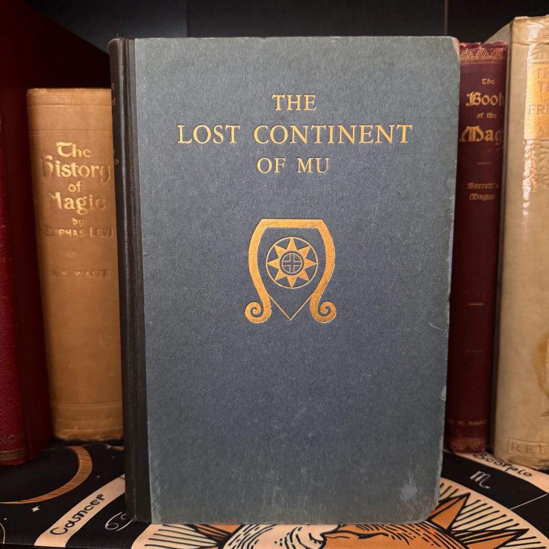 The Lost Continent of Mu, by James Churchward 1926, Signed Copy SCARCE ...