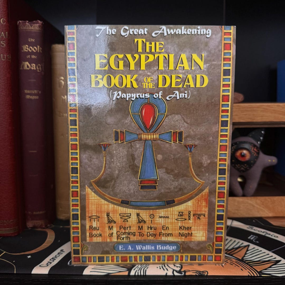 The Egyptian Book of the Dead - Occult Books Paganism Papyri of Ani ...