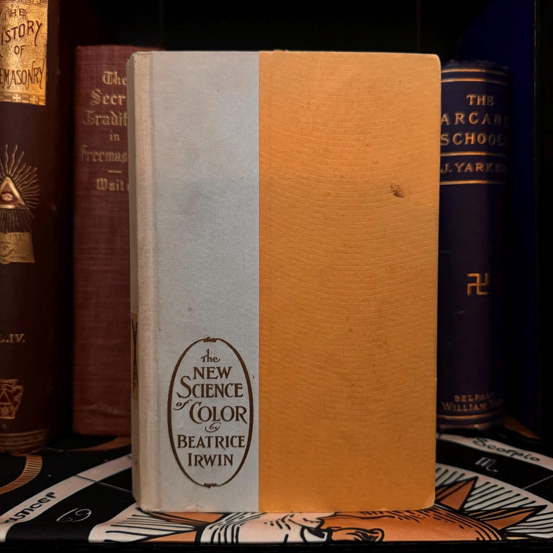 The New Science of Color, Beatrice Irwin - Theosophy Occult Hermeticism ...