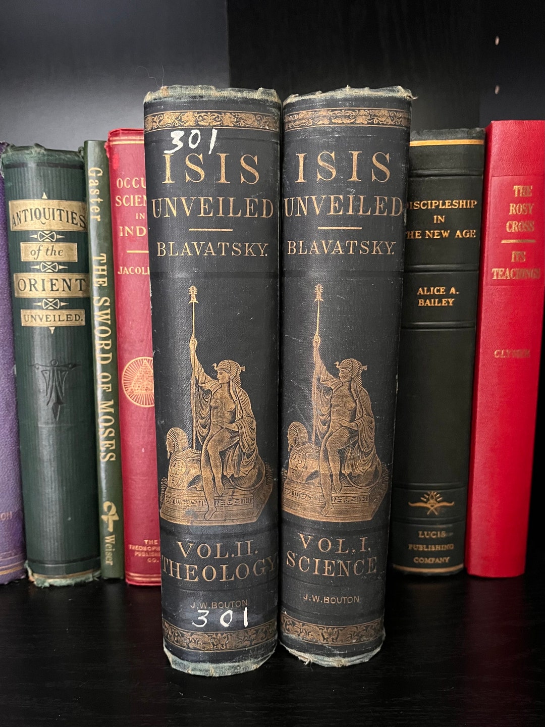 Isis Unveiled, by H.P Blavatsky rare Find 1887 Theosophical Society ...