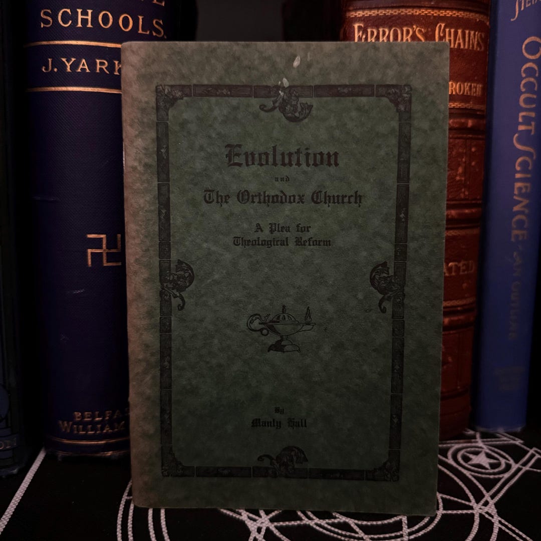 Evolution and the Orthodox Church, by Manly P Hall (1925, First Edition ...