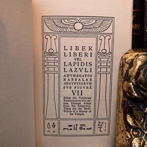 The Holy Books of Thelema, Aleister Crowley - Occult Books Golden Dawn ...