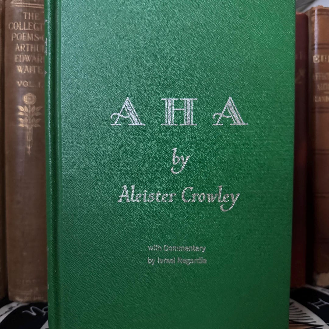 AHA Aleister Crowley, Israel Regardie Occult Hermetic Ancient Pagan ...