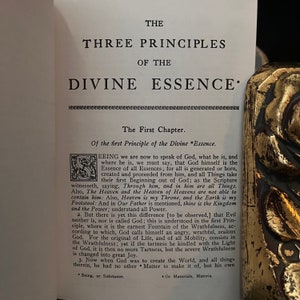 The Three Principles of the Divine Essence, by Jacob Behemn - Occult ...