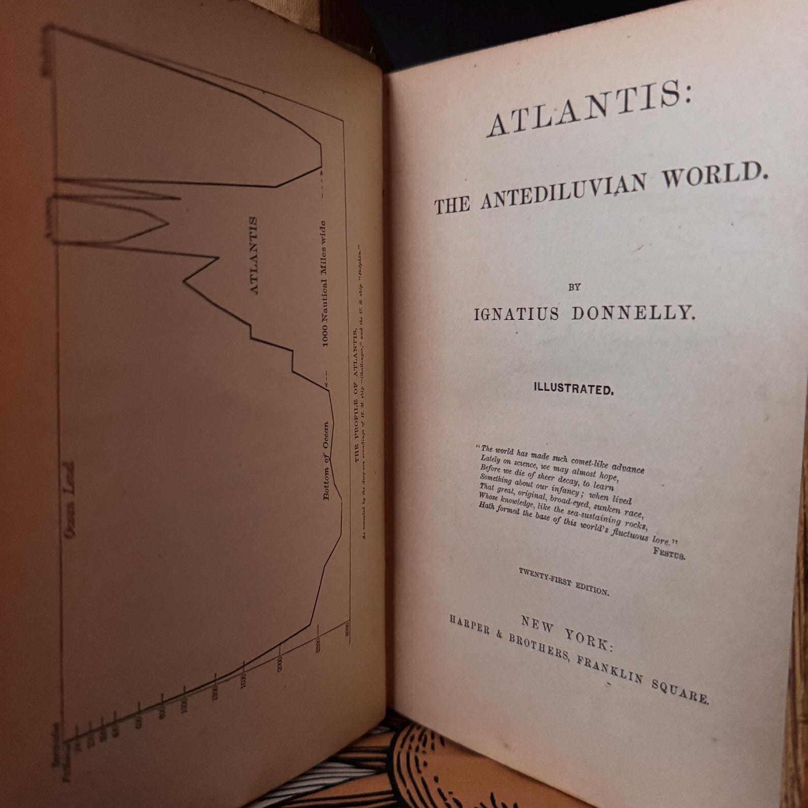 Atlantis the Antediluvian World, Donnelly Esoteric Theosophy Occult New ...