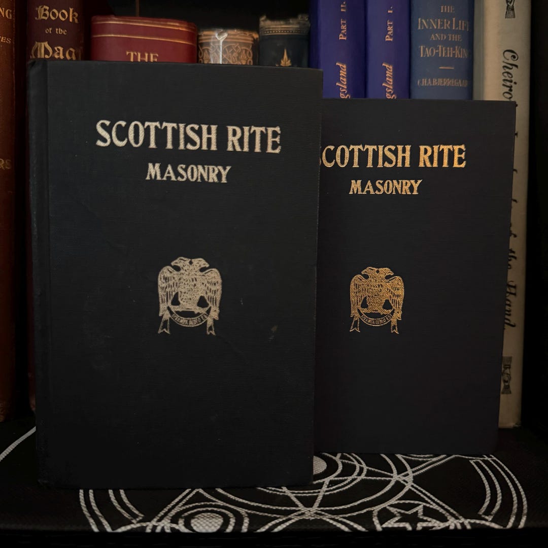SCOTTISH RITE FREEMASORNY Occult Books Knights Templar Hermeticism ...