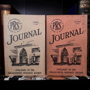 Manly P Hall PRS Journal 1965 2 Issues - New Age Spirituality Occult ...