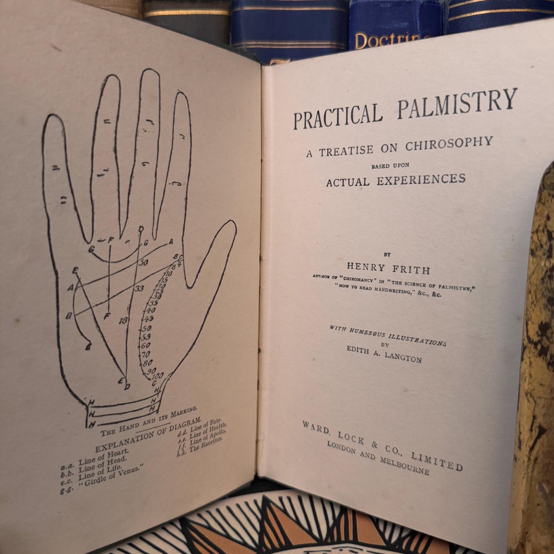 Practical Palmistry, Henry Frith - Esoteric Divination Metaphysics ...