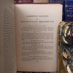 Albertus Magnus Egyptian Secrets - Rare Occult Books Hermeticism ...