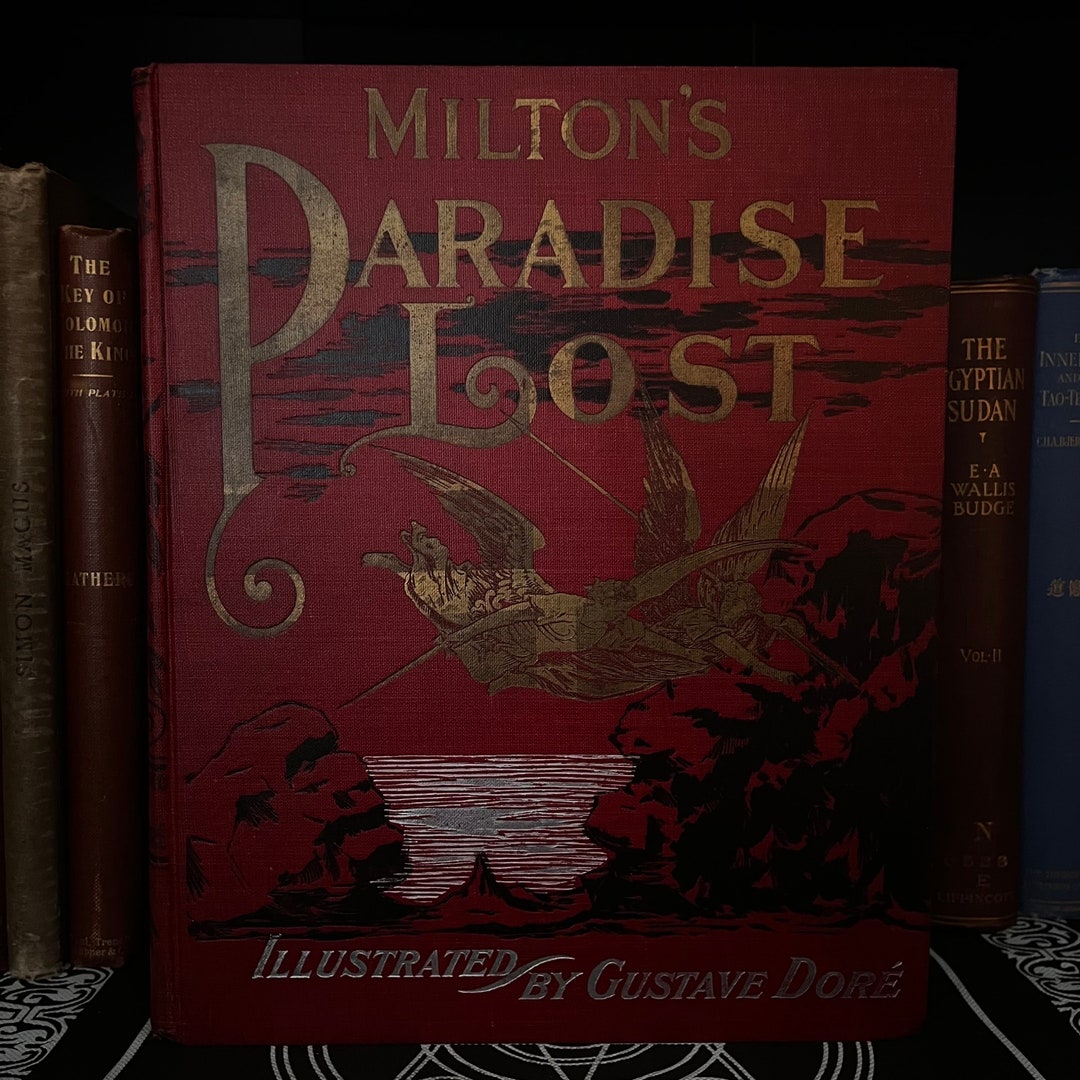 1800s MILTONS PARADISE LOST Illustrated- Esoteric Metaphysics ...