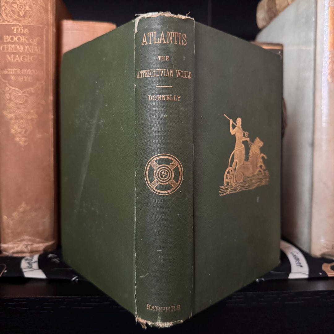 Atlantis the Antediluvian World, Donnelly Esoteric Theosophy Occult New ...