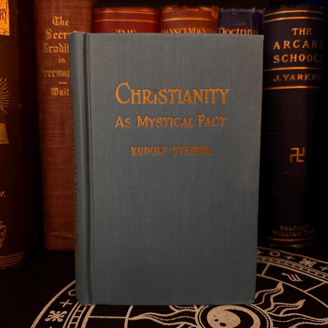 Christianity as Mystical Fact by Rudolf Steiner 1947 Occult Hermetic ...