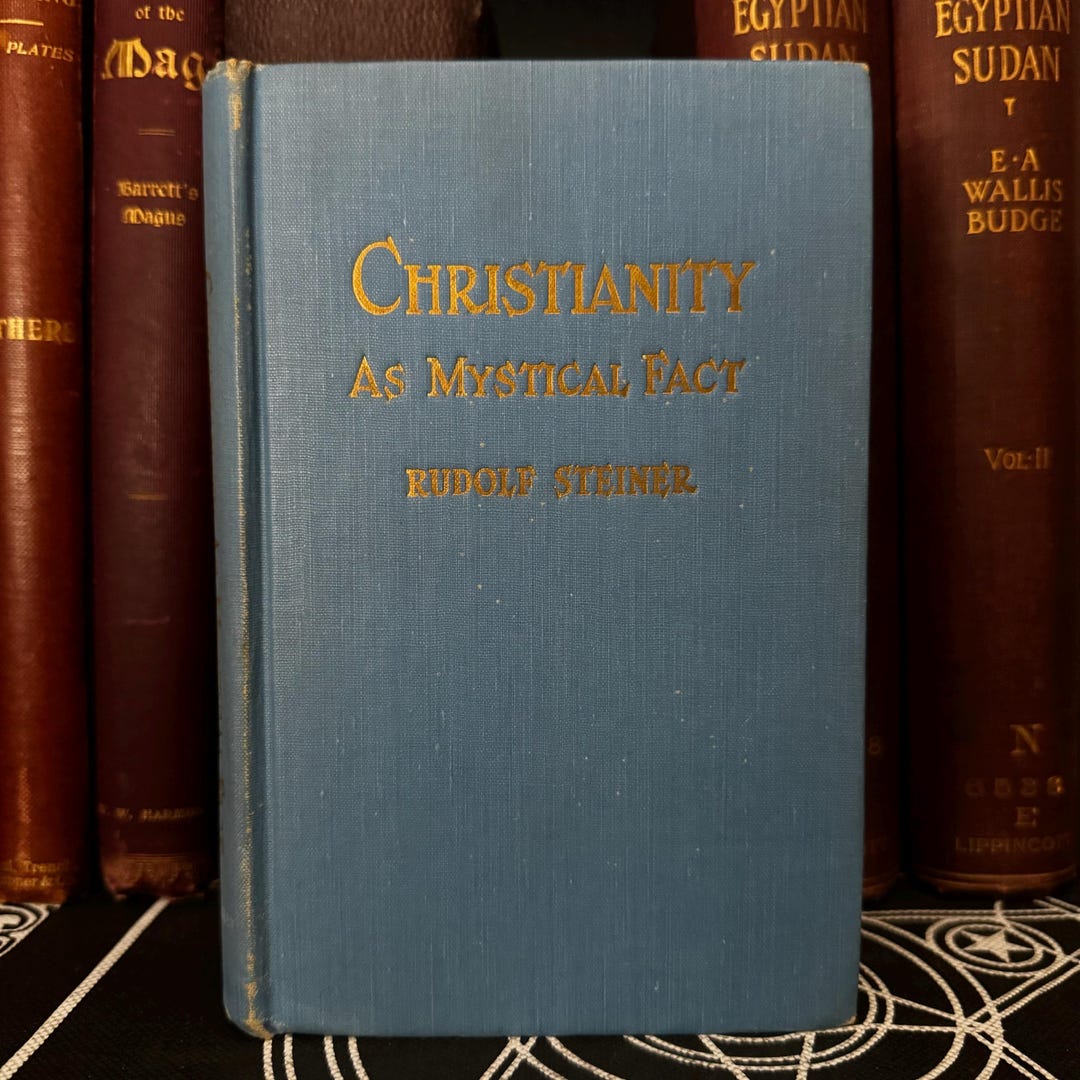 Christianity as Mystical Fact by Rudolf Steiner 1947 Occult Hermetic ...