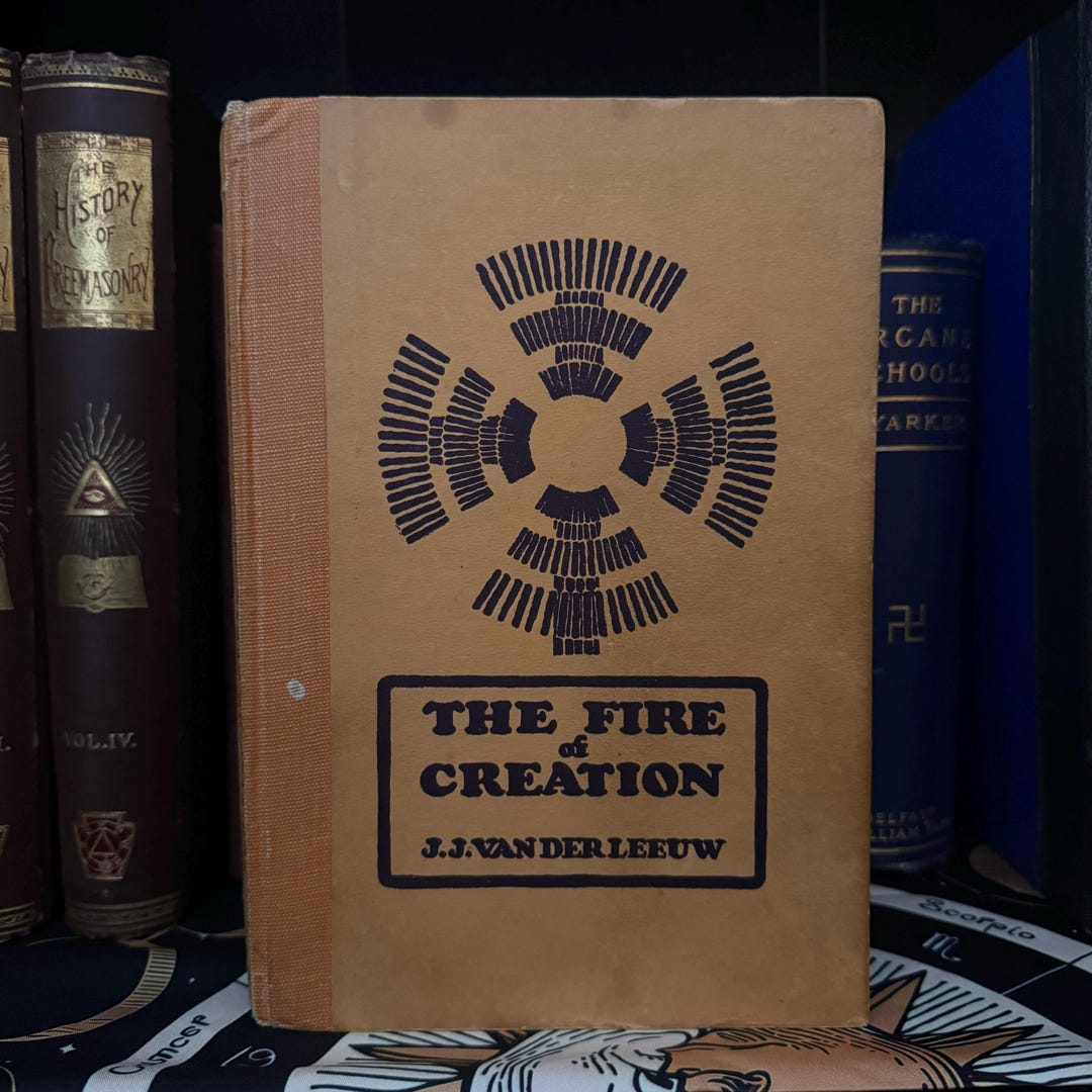 The Fire of Creation 1947 -theosophy Occult Book Hermeticism ...