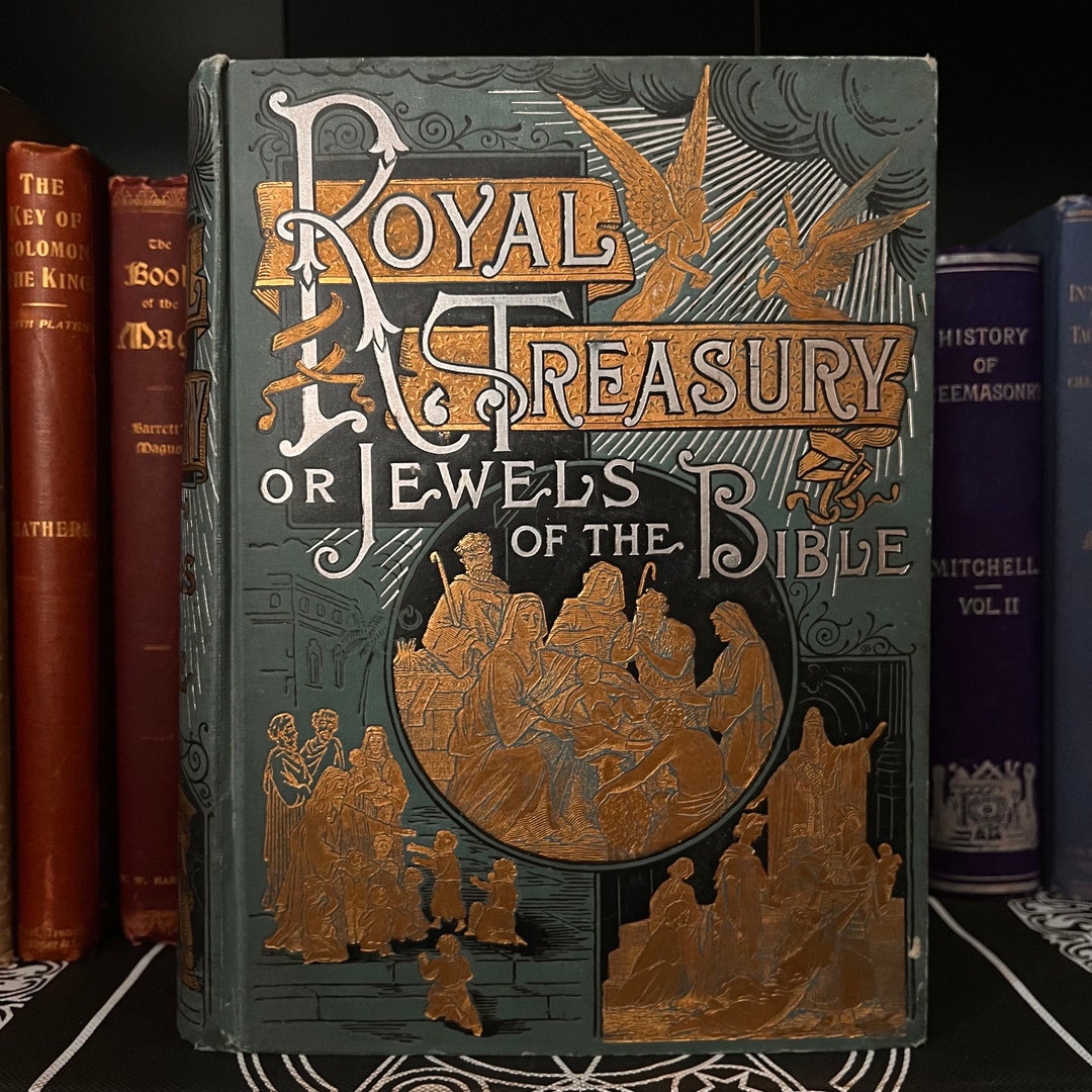 Royal Treasury or Jewels of the Bible (1889) Folio Sized Children's ...
