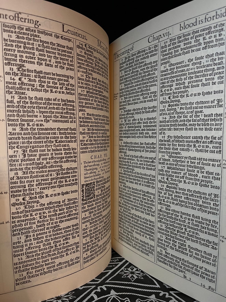 1611 Holy Bible Facsimile KJV - Christianity, Apocrypha, First Edition ...