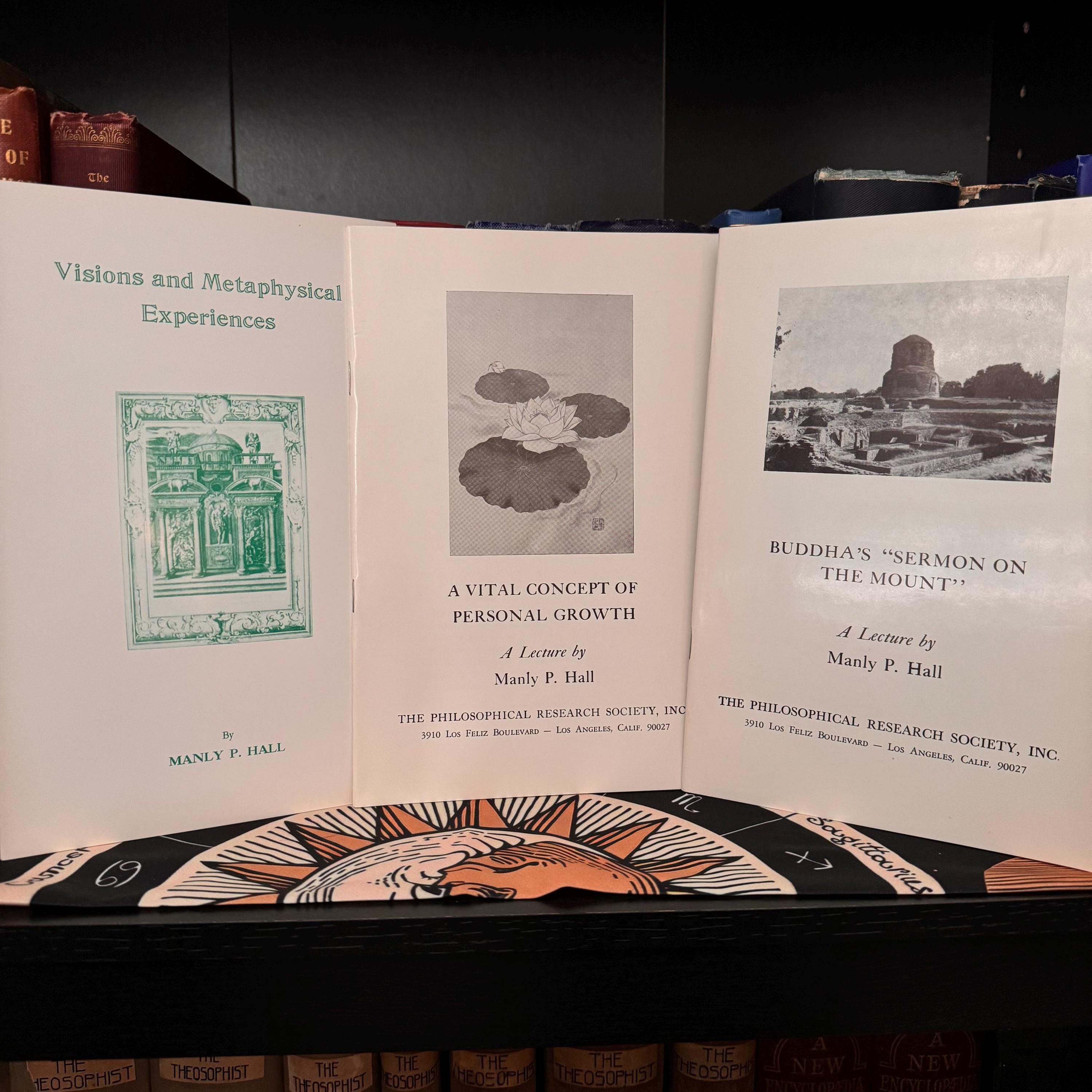 Manly P Hall Pamphlet Lot - New Age Spirituality Occult AMORC Secret ...