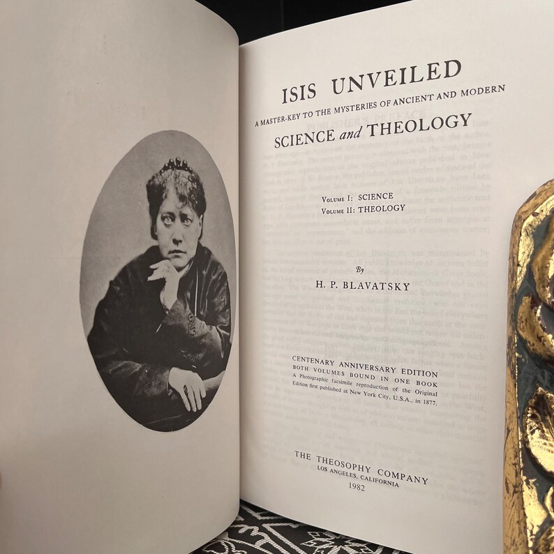 The Secret Doctrine and Isis Unveiled Vol. 1&2 Set - H. P. Blavatsky ...