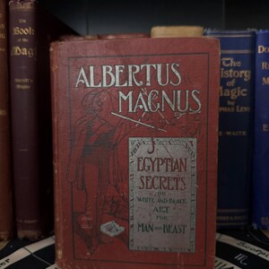 Albertus Magnus Egyptian Secrets - Rare Occult Books Hermeticism ...