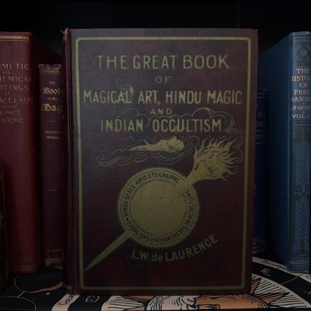 Great Book of Magical Art Hindu Magic and India Occultism, L W De ...