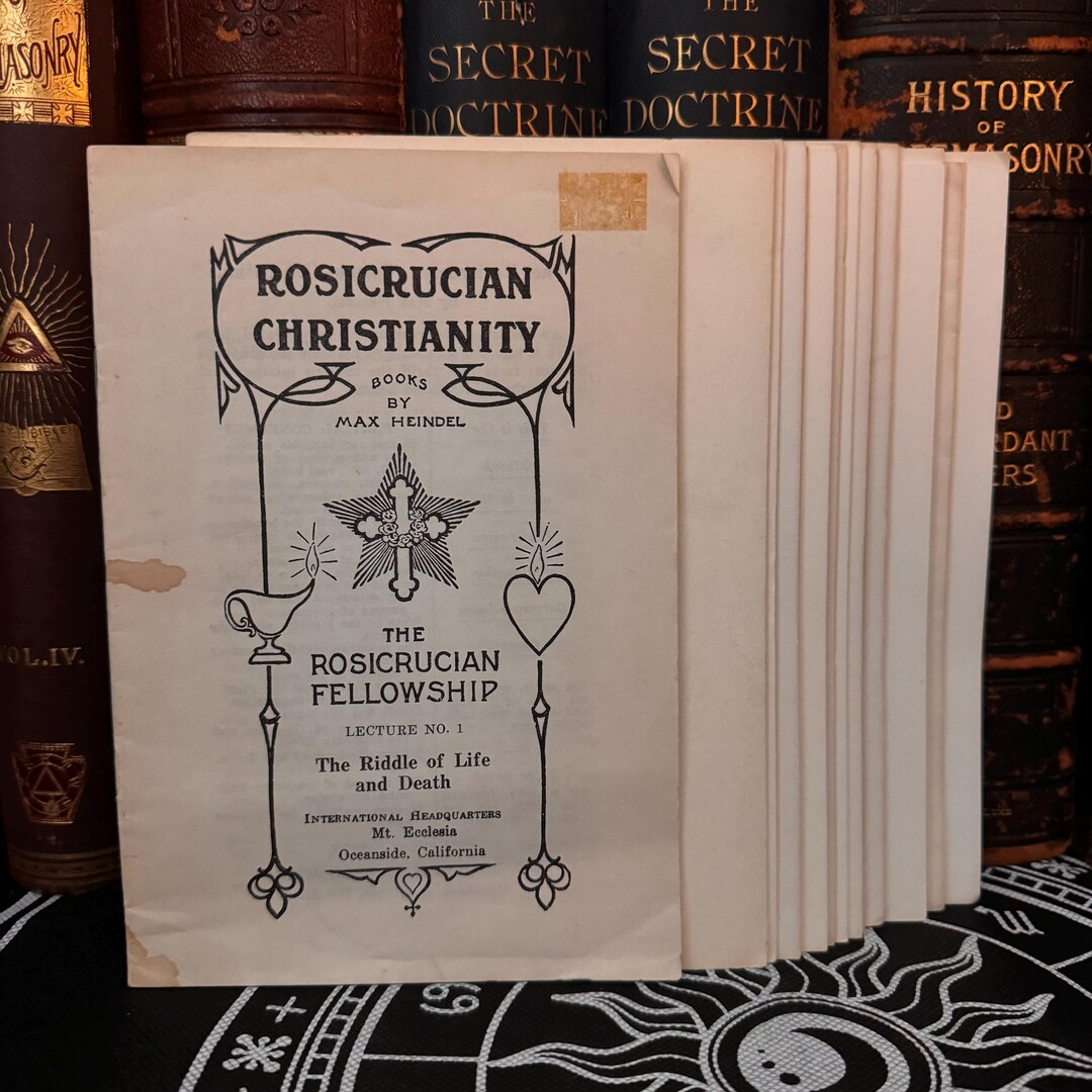 Rosicrucian Christianity, Max Heindel No. 1-20 - Scarce AMORC ...