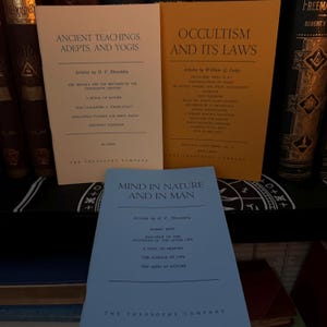 THEOSOPHY PAMPHLET LOT of 3 - Occult Books Hermeticism Freemasonry ...