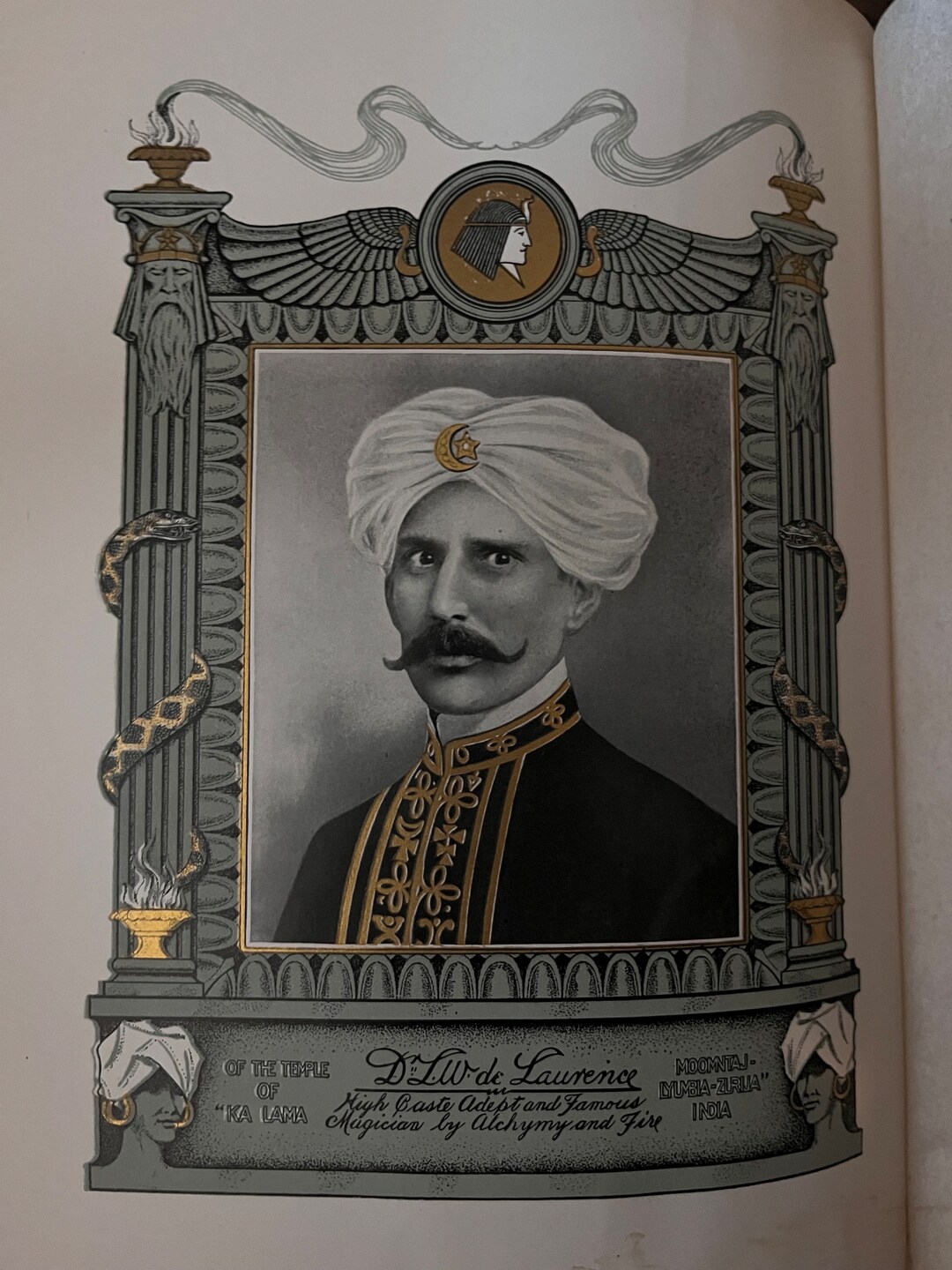 BOOK MAGICAL ART Hindoo Magic & Indian Occultism, by L. W. De Laurence ...