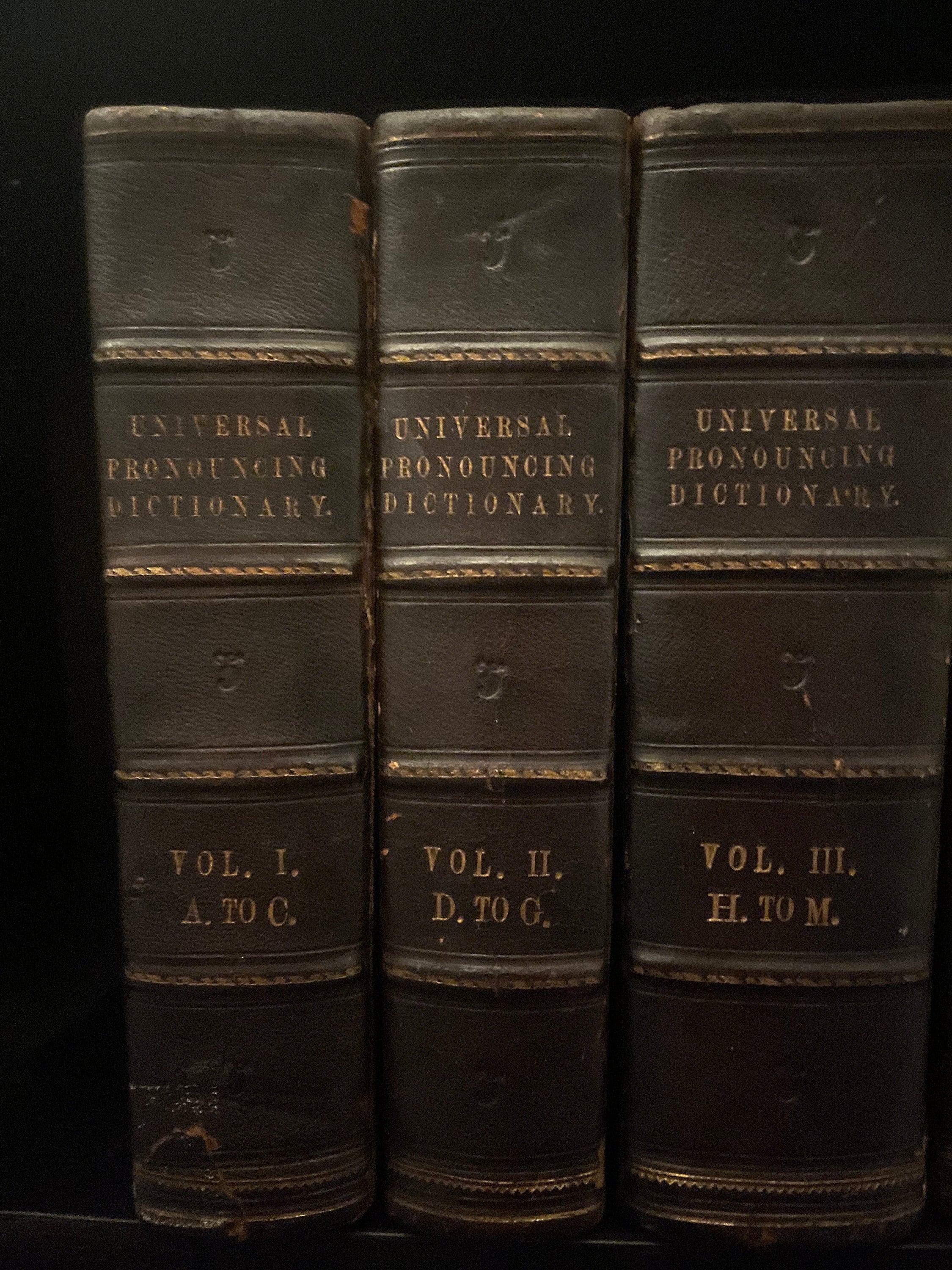 The Universal Pronouncing Dictionary and General Expositor of - Etsy