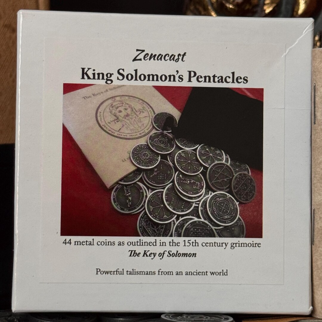 King Solomon’s Pentacles (44 Metal Coins) Planetary Talisman Set ...