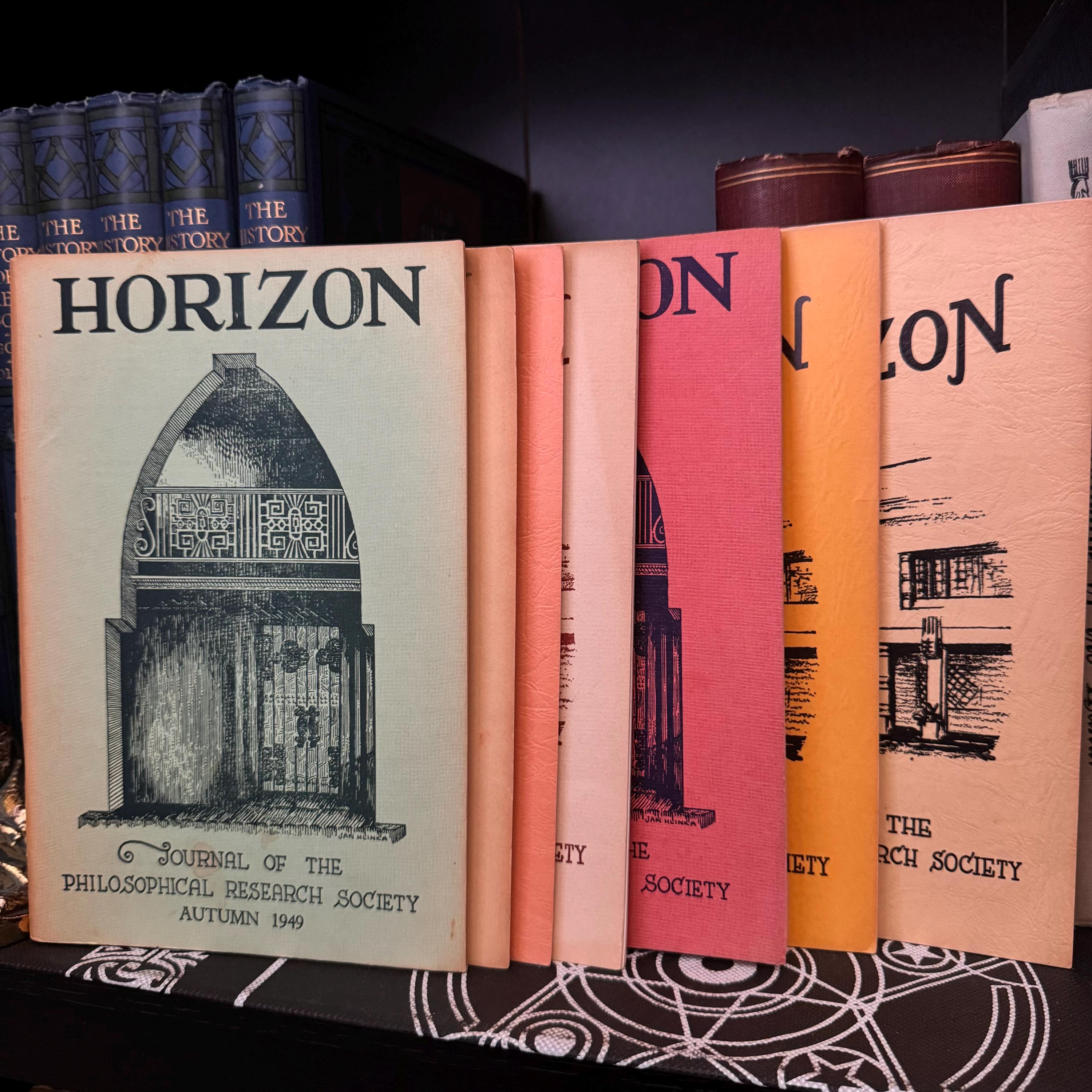 Horizon Journal Lot, Manly P Hall Philosophical Research Society ...