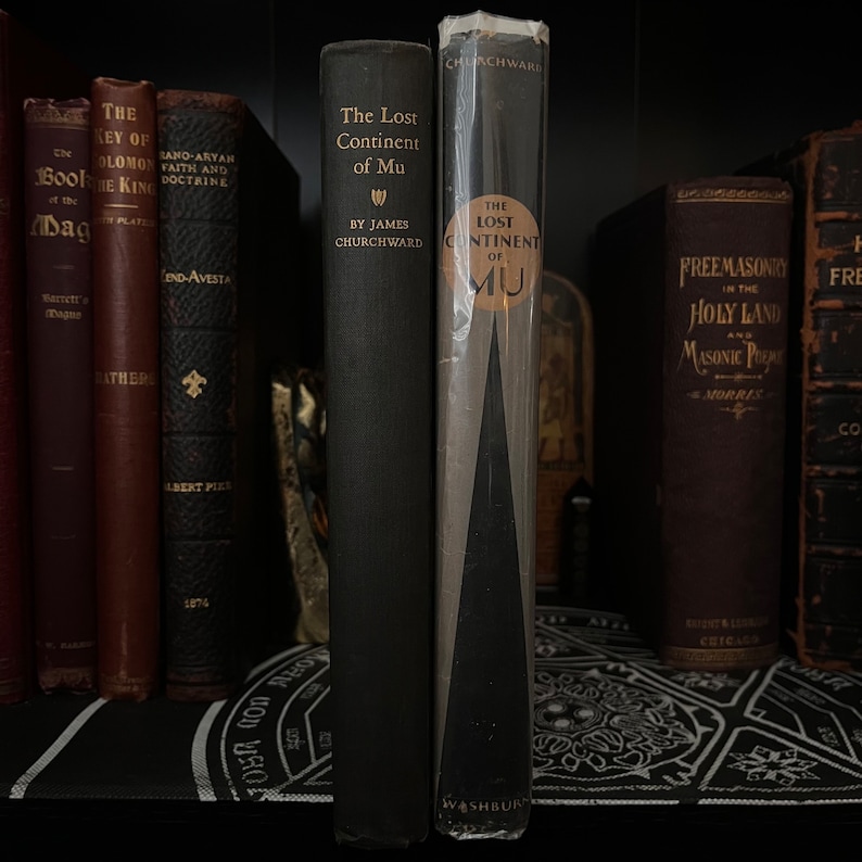 The Lost Continent of Mu, by James Churchward (1926, Signed Copy ...