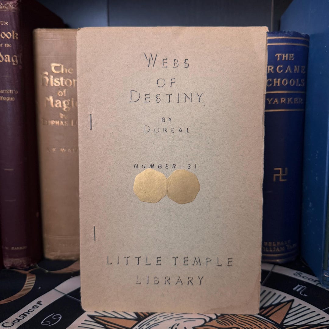 Webs of Destiny, Doreal Pamphlet - New Age Spirituality Esoteric Occult ...