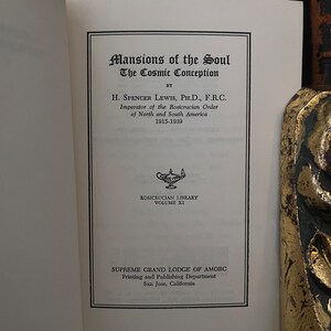 Mansion of the Soul, by H. Spencer Lewis (1956) - AMORC, Rosicrucian ...