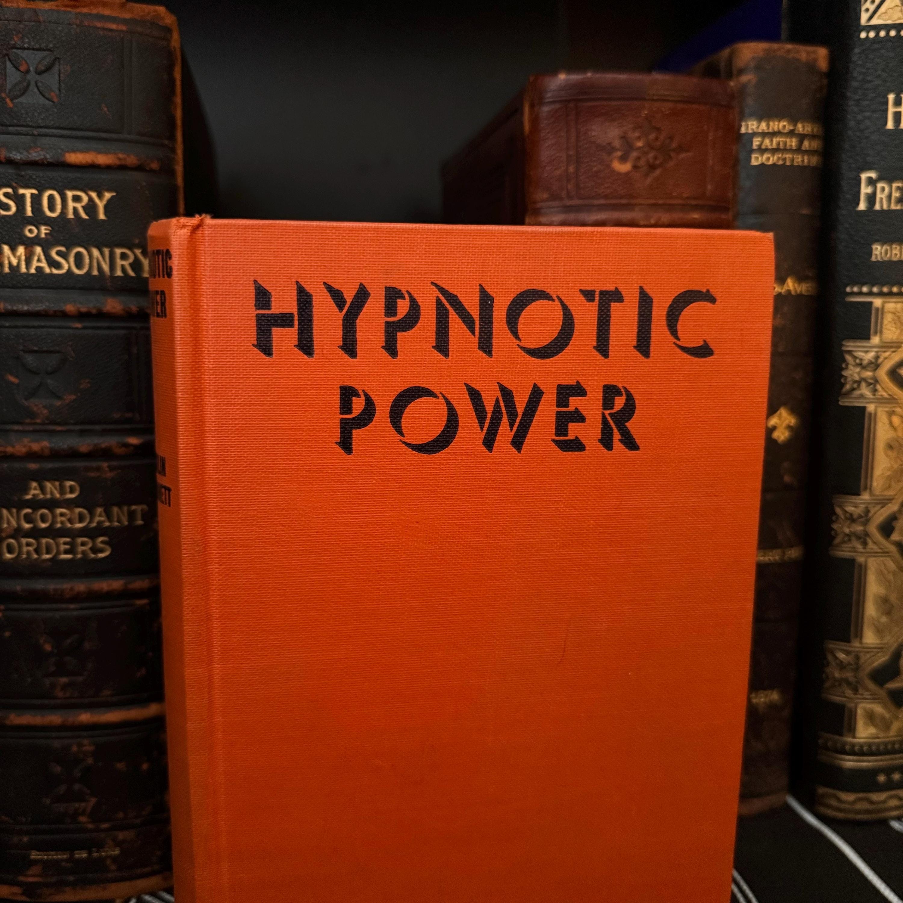 1937 Hypnotic Power - Occult Books Mesmerism Book Hermetic Temple Zodiac Astrology Divination ...